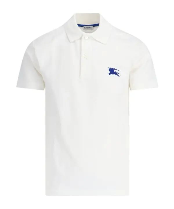 Burberry Equestrian Knight-embroidered Polo Shirt