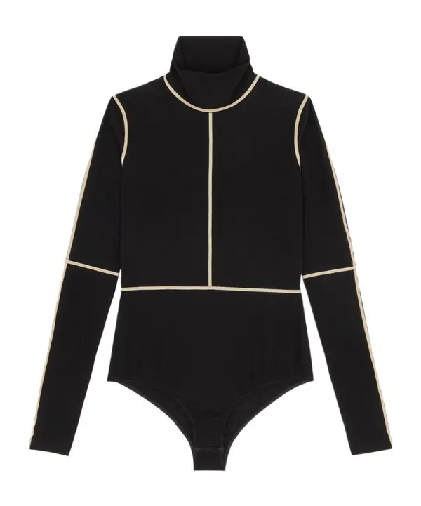 MAISON MARGIELA Long-sleeve Bodysuit - Black