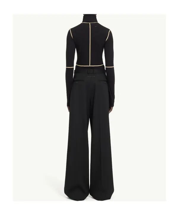 MAISON MARGIELA High-neck Long-sleeve Bodysuit