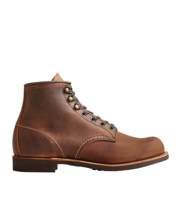 Red Wing Blacksmith Lace-up Ankle Boots - Copper