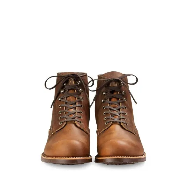 Red Wing Blacksmith Lace-up Ankle Boots - Copper