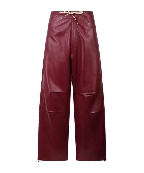 DARKPARK Daisy Plonge Nappa Leather Military Trousers