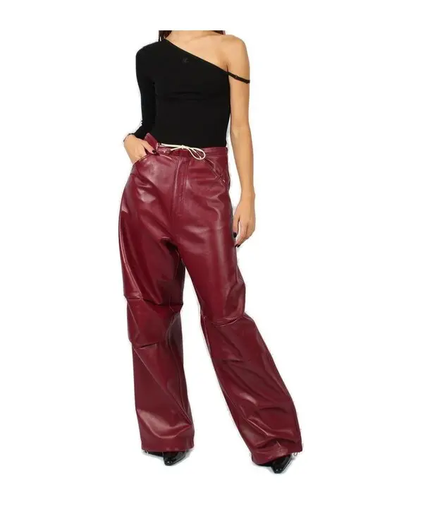 DARKPARK Daisy Plonge Nappa Leather Military Trousers