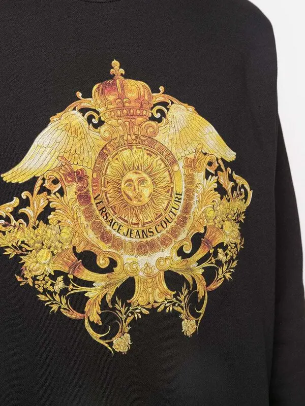 Versace Baroque Monogram Print Sweatshirt