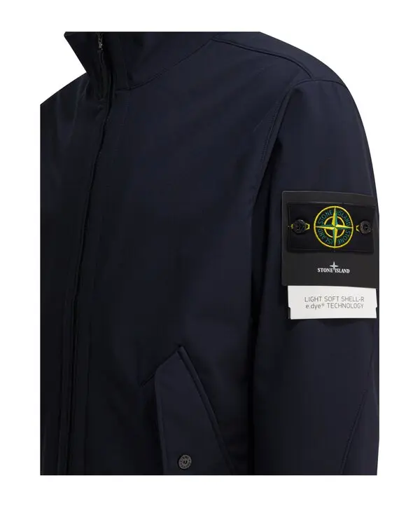 Stone Island Technical Zip-up Jacket - Blue