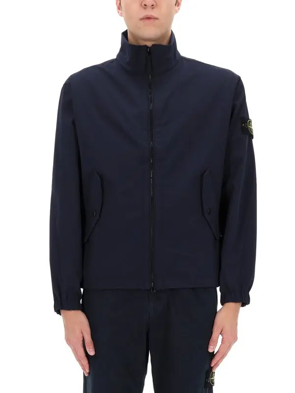 Stone Island Technical Zip-up Jacket - Blue