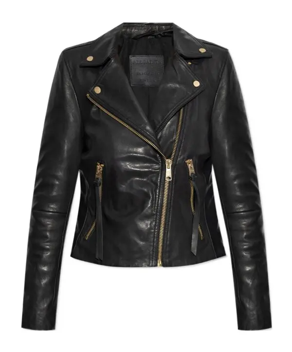 ALLSAINTS Leather Classic Biker Jacket - Black