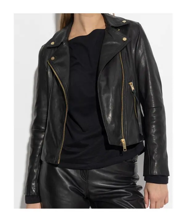 ALLSAINTS Leather Classic Biker Jacket - Black
