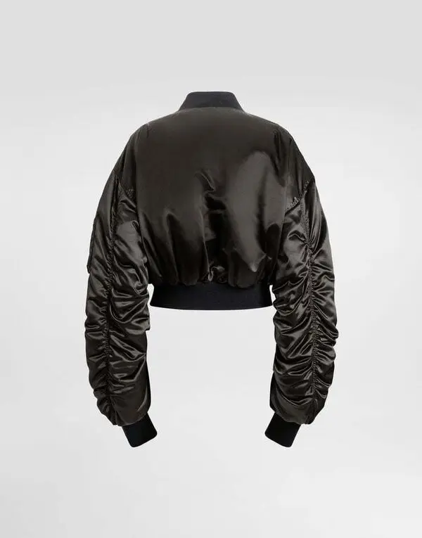Dolce & Gabbana Zip-up Oversized Bomber Jacket