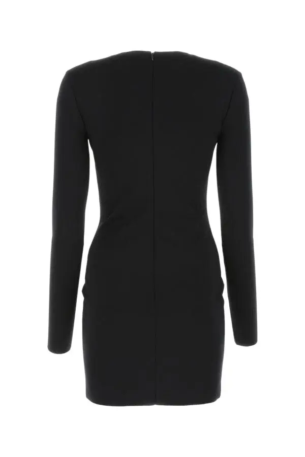 Miu Miu Cut-out Long Sleeve Mini Dress