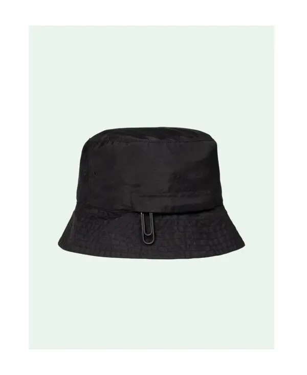 Off-White Logo Embroidered Quilted Bucket Hat
