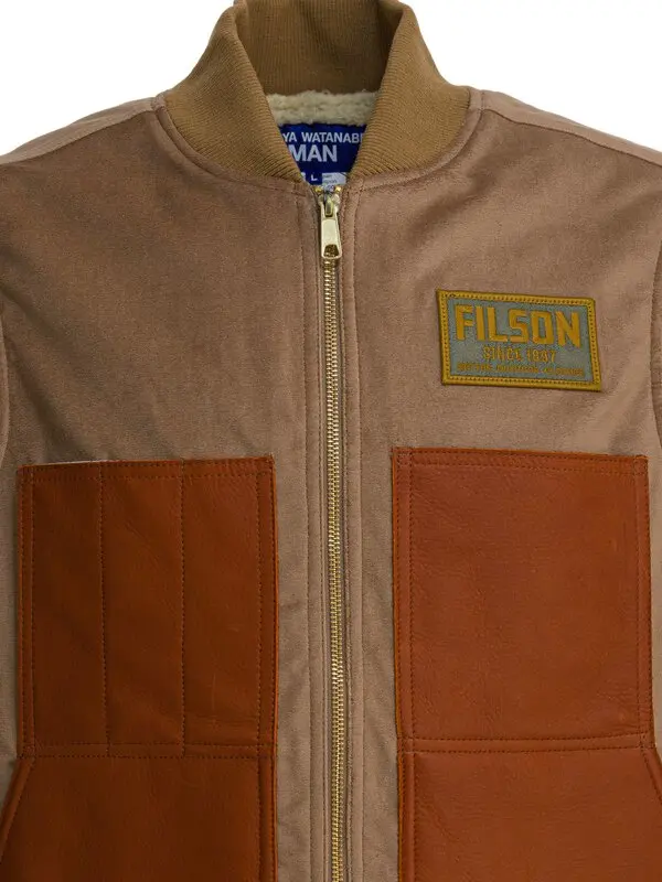 Junya Watanabe Zip-up Vest - Brown