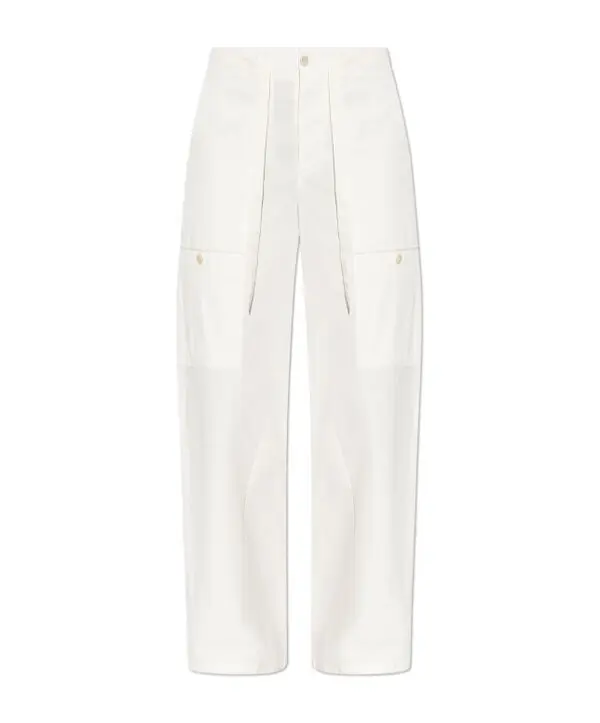 JIL SANDER Cargo Trousers - Cream