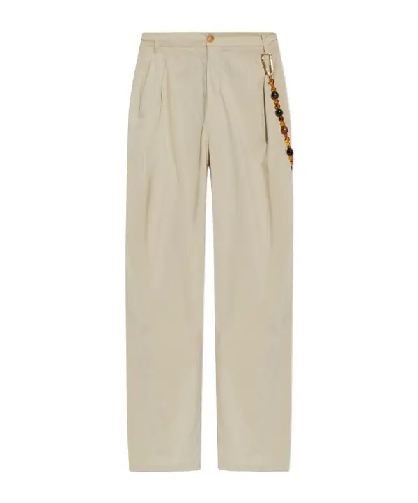 DARKPARK Beaded Trousers - Nude