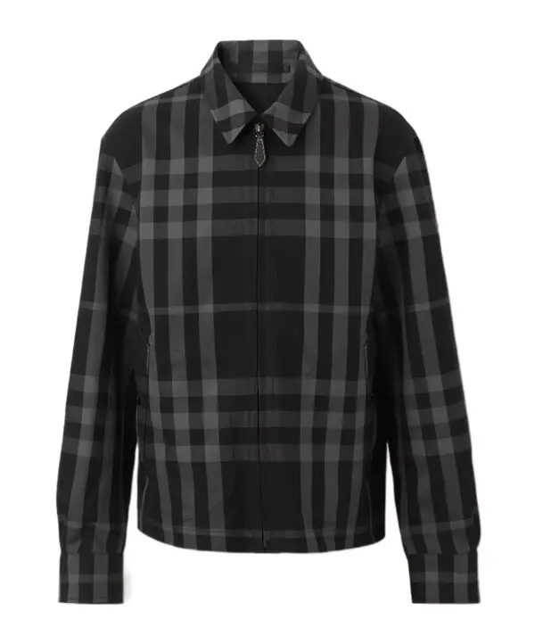 Burberry Harrington Vintage-check Jacket - Black