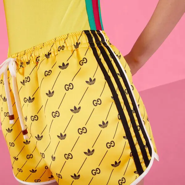 Gucci X Adidas Joint Series Monogrammed Shorts