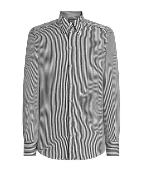 Dolce & Gabbana Dolce Gabbana Striped Poplin Shirt - Multi-color