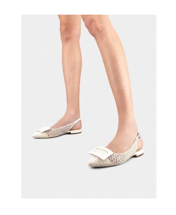ROGER VIVIER Pointed Ballet Flats With Buckle Detail