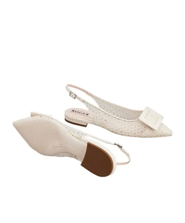 ROGER VIVIER Pointed Ballet Flats With Buckle Detail