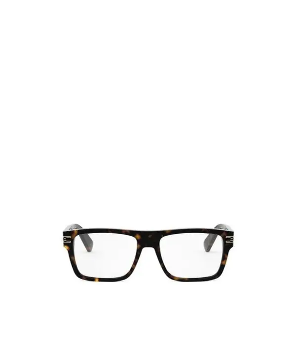 BVLGARI Rectangular Frame Eyeglasses - Black