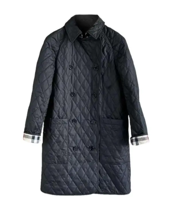 Burberry Double-breasted Quilted Coat