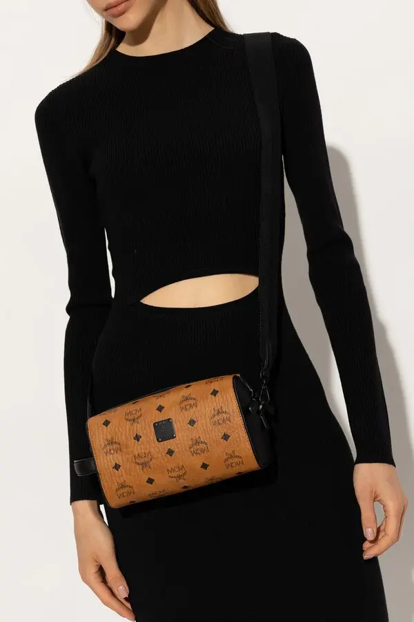 Mcm Ottomar Logo-print Clutch Bag