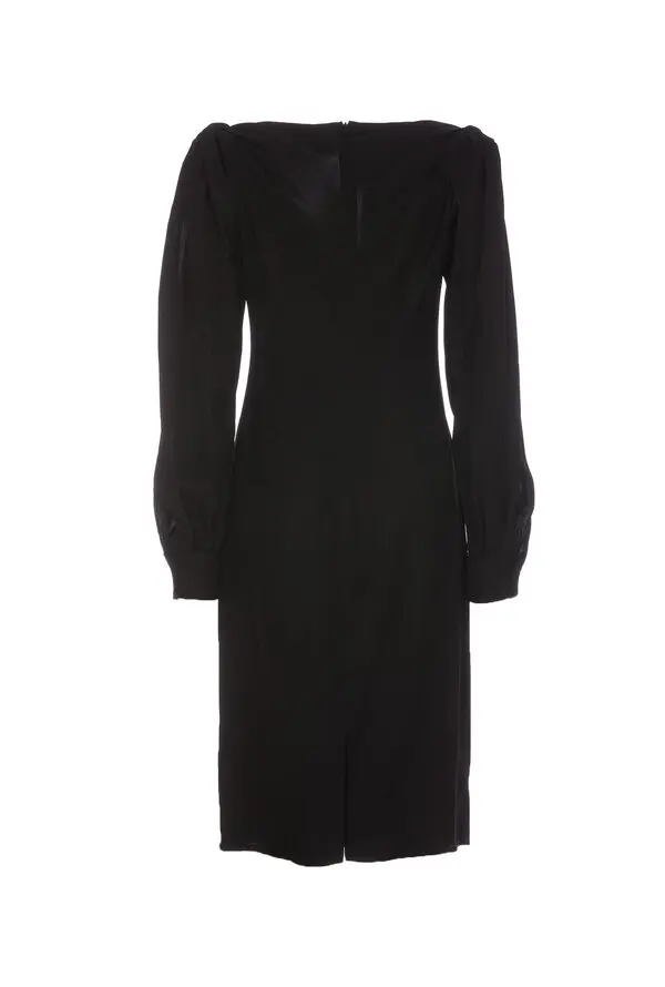 Bottega Veneta Midi Dress With Knot Detail