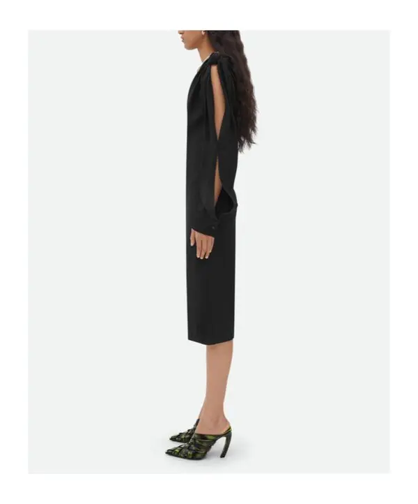 Bottega Veneta Midi Dress With Knot Detail