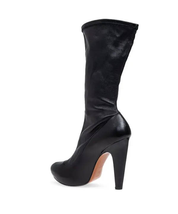 Alexander McQueen Pointed-toe Platform Boots