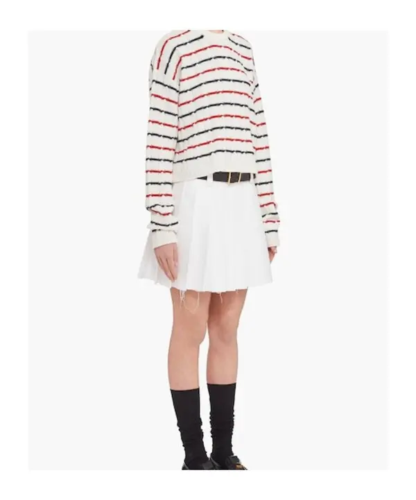 Miu Miu Oversized Striped Cashmere Sweater