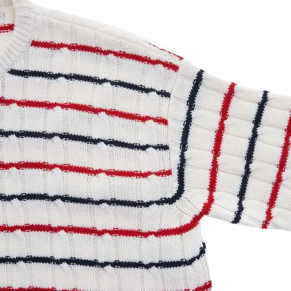 Miu Miu Oversized Striped Cashmere Sweater