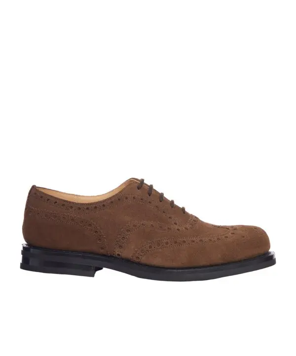 Church's Lace-up Round Toe Oxfords - Green