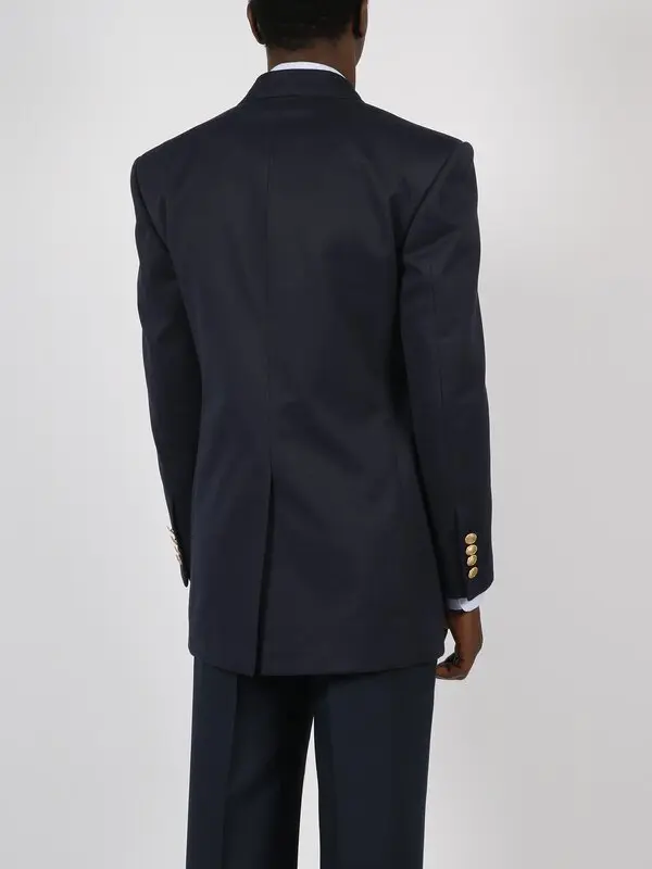 Gucci Double Breasted Tailored Blazer - Blue