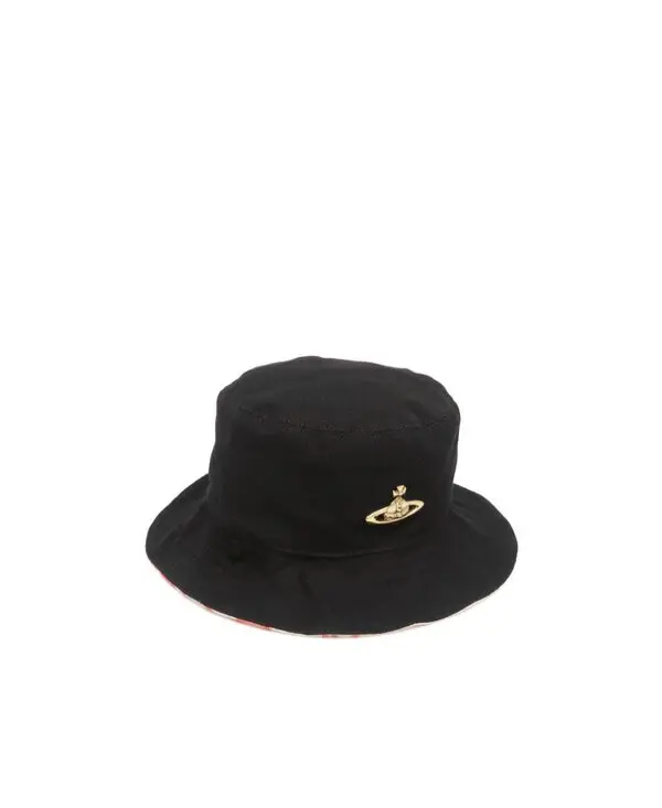 VIVIENNE WESTWOOD Flat Hat With Metal Logo