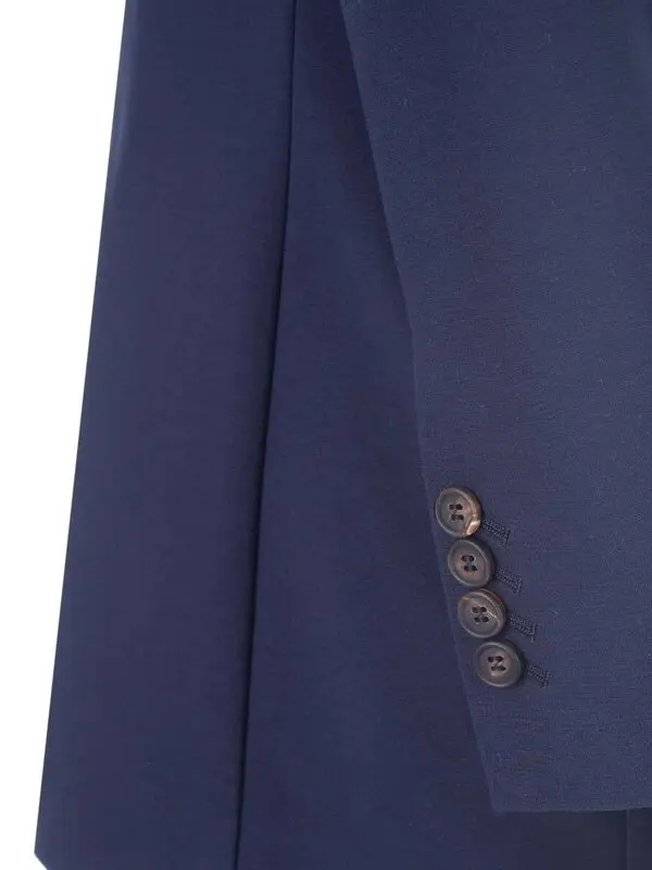 Brunello Cucinelli Single-breasted Tailored Blazer With Notched Lapel