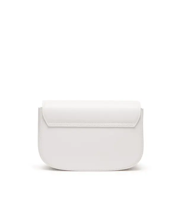 DIESEL® 1dr Leather Shoulder Bag - White
