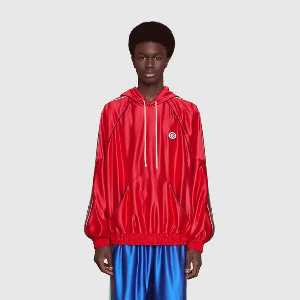 Gucci Web G Patch Hoodie