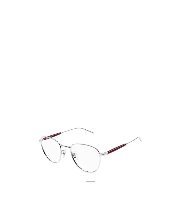 Montblanc Round Frame Eyeglasses - Silver