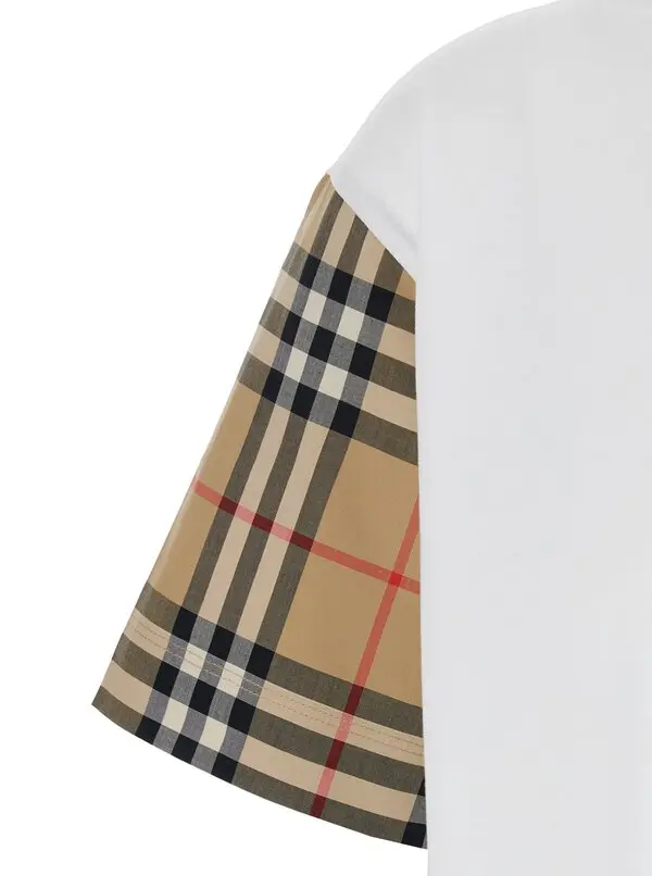 Burberry Vintage Checked Crewneck T-shirt - White