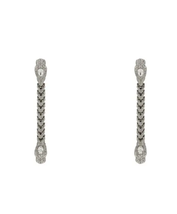 Gucci Dionysus Crystal Earrings - Gray