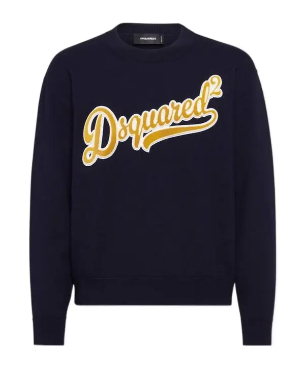 Dsquared2 Logo-printed Crewneck Sweatshirt - Black