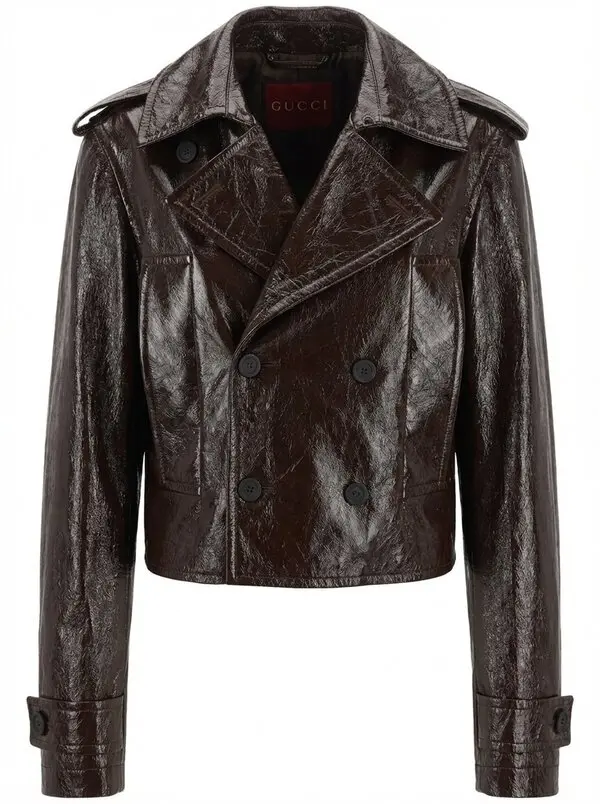 Gucci Collared Button-up Jacket - Black