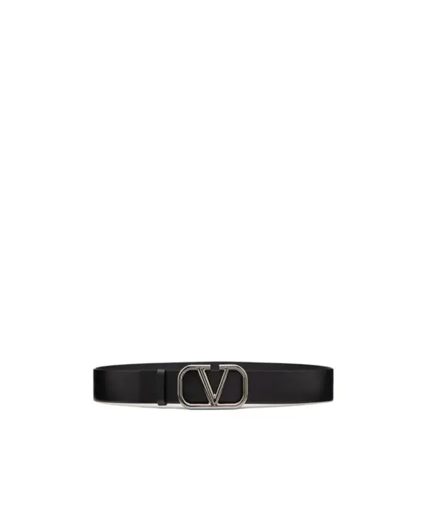 Valentino Garavani Vlogo Signature Belt - Black