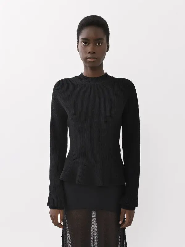 Chloé Peplum Knitted Jumper