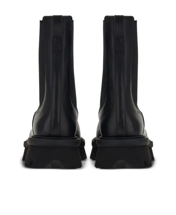FERRAGAMO Round Toe Elastic Boots