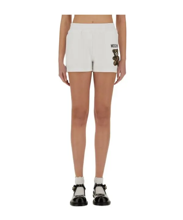 Moschino Pattern Elastic Waist Shorts