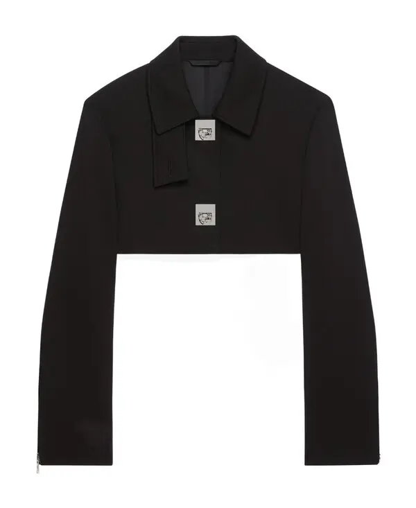 Givenchy G Lock Short Jacket - Black