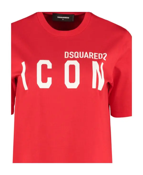 Dsquared2 Icon Print T-shirt - Red