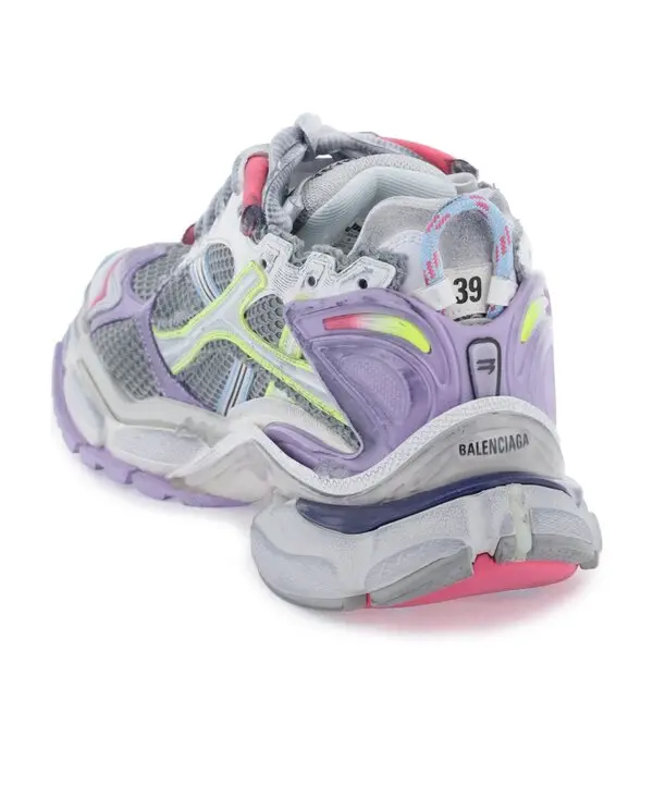 Balenciaga Mesh Panelled Sneakers - Gray