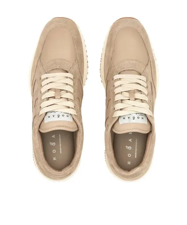Hogan Interactive Lace-up Sneakers - Beige